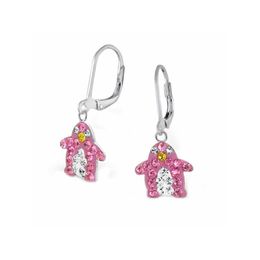 schmuck23 Ohrringe 925 Silber Pinguin in Bunt | Gr.: onesize