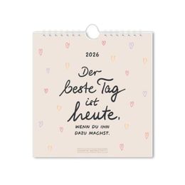 Grafik Werkstatt/Becker & Becker Kalender - Postkartenkalender 2026 Der beste Tag | Gr.: onesize