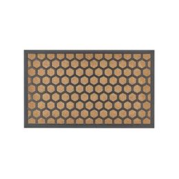 Beliani Fußmatte TANDYKUL in /Schwarz - (W) 75 x (L) 45 cm | Gr.: onesize