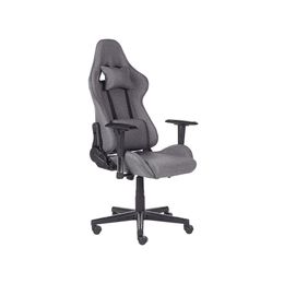 Beliani Gaming Stuhl WARRIOR in Grau/Schwarz - (W) 62 x (H) 122 x (L) 62 cm | Gr.: onesize