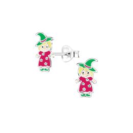 Alexander York Kinderohrstecker HEXE in 925 Sterling Silber, 2-tlg. | Gr.: onesize