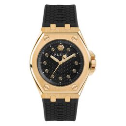 Philipp Plein Damenuhr Plein Extreme Lady Crystal in schwarz | Gr.: onesize