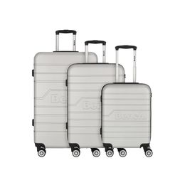 Bench Seattle 4 Rollen Kofferset 3-teilig in silber | Gr.: onesize