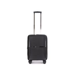 Stratic Bright+ 4 Rollen Kabinentrolley S 56 cm mit Dehnfalte in black | Gr.: onesize