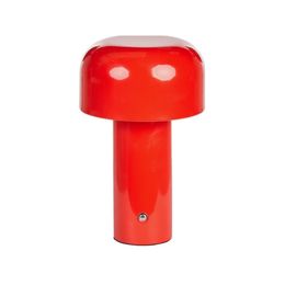 Beliani Tischleuchten BESOS in Rot - (W) 12 x (H) 21 x (L) 12 cm | Gr.: onesize