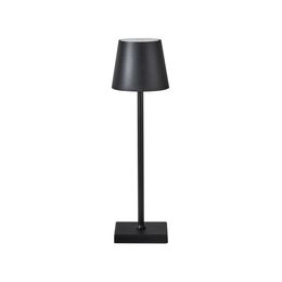 Beliani Tischleuchten BACEIRO in Schwarz - (W) 10 x (H) 38 x (L) 10 cm | Gr.: onesize