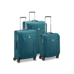 Roncato City 3.0 4 Rollen Kofferset 3-teilig mit Dehnfalte in flaschengruen | Gr.: onesize