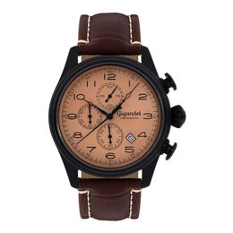 Gigandet Quarzuhr Chronograph "TIMELESS" in Braun/Schwarz | Gr.: onesize