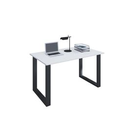 ebuy24 Schreibtisch Lona Schwarz 140 x 50 cm | Gr.: onesize
