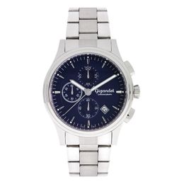 Gigandet Quarzuhr Chronograph "TRAVELLER" in Silber/Blau | Gr.: onesize