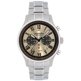 Gigandet Quarzuhr Chronograph "VERNISSAGE" in Silber/Bronze | Gr.: onesize