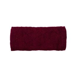 styleBREAKER Strick Stirnband in Bordeaux-Rot | Gr.: onesize