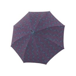 doppler MANUFAKTUR Cottage Elegance Stockschirm 91 cm in blau gemustert | Gr.: onesize