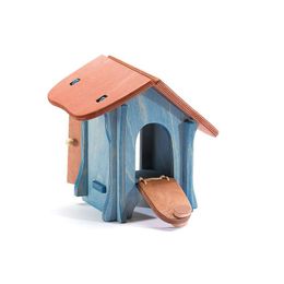 Ostheimer Hühnerhaus kleiner Stall in blau | Gr.: onesize