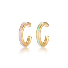 Elli Ohrringe 925 Sterling Silber in Gold | Gr.: onesize
