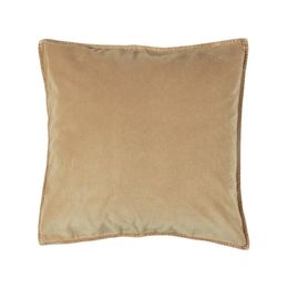 IB Laursen Kissenbezug Velour quadratisch in cafe creme | Gr.: onesize