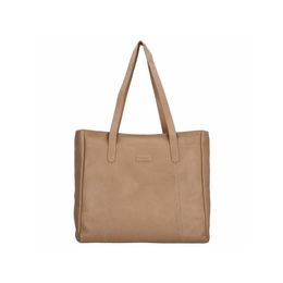Bugatti Elsa - Shopper Leder 42 cm (black) in sand | Gr.: onesize