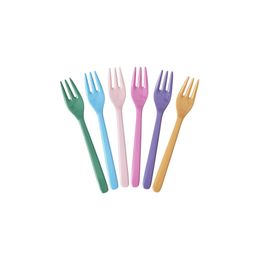 Rice Melamin Kuchengabeln im 6er Pack in diverse | Gr.: onesize