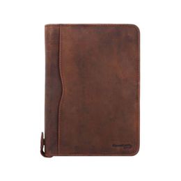 GreenLand Nature Montenegro Schreibmappe Leder 28 cm in braun | Gr.: onesize
