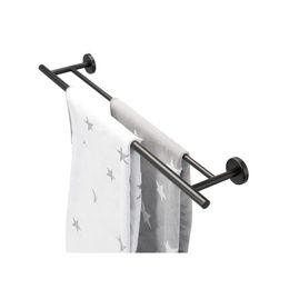bremermann Bad-Serie PIAZZA BLACK - Badetuchstange ca. 70 x 6 x 14 cm (B/H/T) | Gr.: onesize