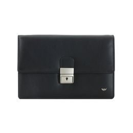 Golden Head Polo Herrentasche Handgelenktasche Leder 23 cm in schwarz | Gr.: onesize