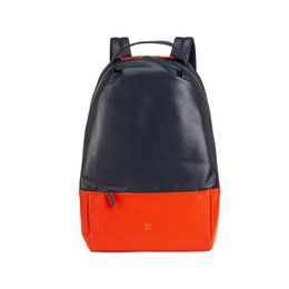 DuDu Rucksack Leder 37 cm in navy | Gr.: onesize