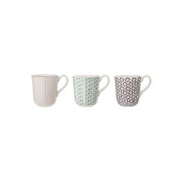 Bloomingville Maya Becher aus Steingut aus 3er Set in diverse | Gr.: onesize