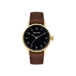 Gigandet Quarzuhr "MINIMALISM" in Braun/Gold/Schwarz | Gr.: onesize