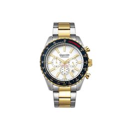 Gigandet Quarzuhr Chronograph "CHRONO KING" in Silber/Gold | Gr.: onesize