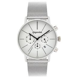 Gigandet Quarzuhr Chronograph "MINIMALISM" in Silber | Gr.: onesize