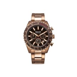 Gigandet Quarzuhr Chronograph "CHRONO KING" in Rotgold/Braun | Gr.: onesize