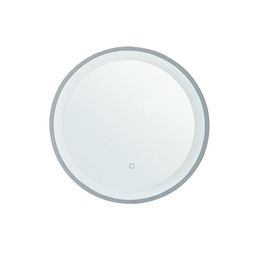 Beliani Badezimmerspiegel BRINAY in Silber - (W) 58 x (H) 58 x (L) 4 cm | Gr.: onesize