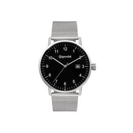 Gigandet Quarzuhr "MINIMALISM" in Silber/Schwarz | Gr.: onesize
