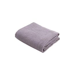 Intirilife Baumwoll-Sommerdecke in Grau | Gr.: onesize