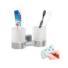bremermann Bad-Serie LUCENTE TAPE - Doppel-Glasbecherhalter ca. 18,5 x 11 x 10 cm (B/H/T) | Gr.: onesize