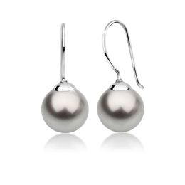 NENALINA Ohrringe 925 Sterling Silber in Grau | Gr.: onesize