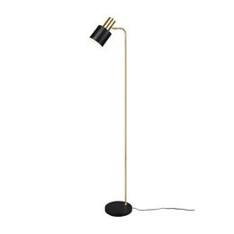 REALITY LEUCHTEN Stehleuchte ADAM in Schwarz-Gold | Gr.: onesize