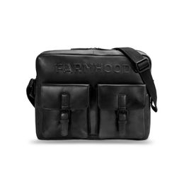 Farmhood Memphis Aktentaschen Messenger Leder 38 cm Laptopfach in black 2 | Gr.: onesize