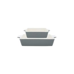 GreenGate Auflaufformen 2er-Set klein Alice in stone grey | Gr.: onesize