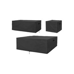 ebuy24 Gartenmöbel Abdeckung Luksus Schwarz 60 x 173 cm | Gr.: onesize