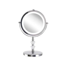 Beliani Kosmetikspiegel LAON in Silber - (W) 20 x (H) 31 x (L) 14 cm | Gr.: onesize