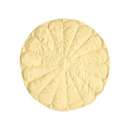Beliani Krabbelmatte ELIZJUM in Gelb - (W) 110 x (H) 3 x (L) 110 cm | Gr.: onesize