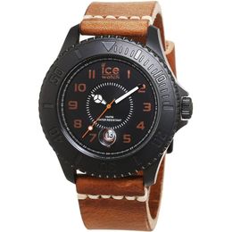 Ice Watch Quarzuhr Ice-Heritage braun Lederarmband 48 mm in braun | Gr.: onesize
