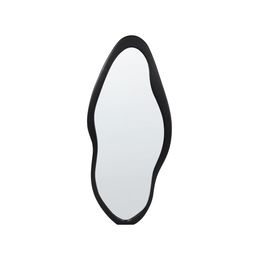 Beliani Wandspiegel BLET in Schwarz - (W) 80 x (H) 180 x (L) 3 cm | Gr.: onesize