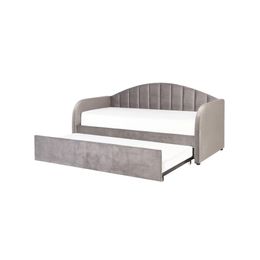 Beliani Tagesbett EYBURIE in Grau - (W) 99 x (H) 102 x (L) 217 cm | Gr.: onesize