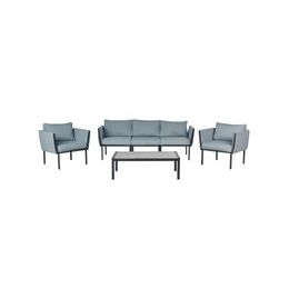 Beliani 4-tlg Sitzgruppe SKALA in Grau | Gr.: onesize