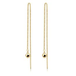 Elli Ohrringe 925 Sterling Silber Herz in Gold | Gr.: onesize