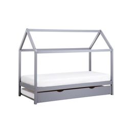 Beliani Kinderbett CRILLON in Grau - (W) 210 x (H) 162 x (L) 99 cm | Gr.: onesize