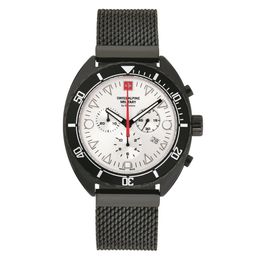 Swiss Alpine Military by Grovana Quarzuhr 70769172 schwarz in silber | Gr.: onesize