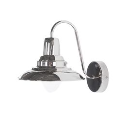 Beliani Wandleuchten LUZA in Silber - (W) 20 x (H) 21 x (L) 20 cm | Gr.: onesize